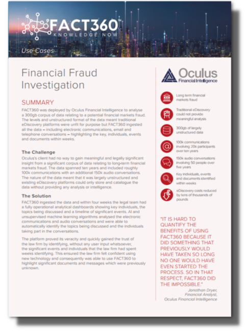 FACT360 Finance Sector - FACT360 Knowledge Now